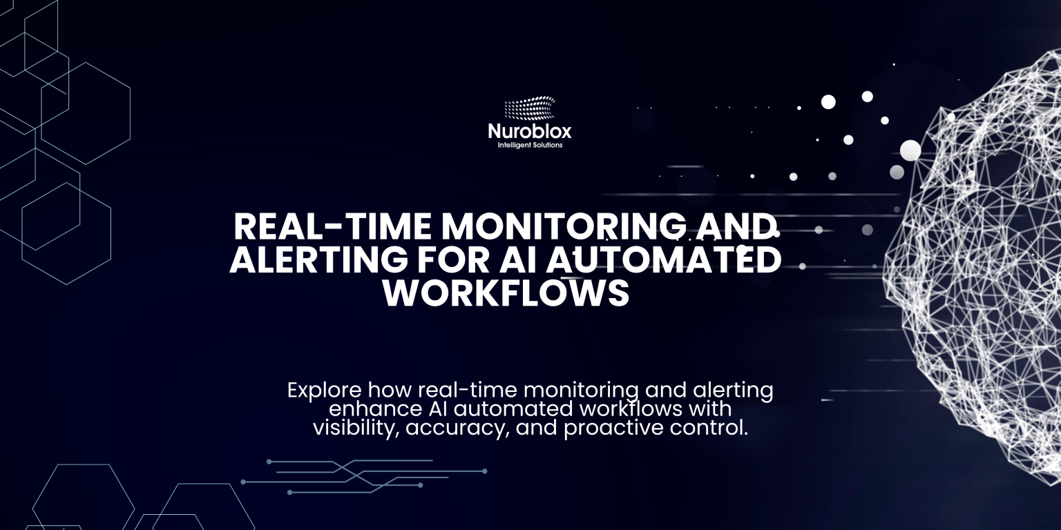 Real-time Monitoring & Alerting for AI Automated Workflows
